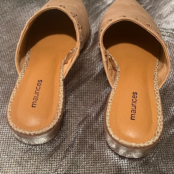 Maurices | Shoes | New Maurices Tan Leather Sandals Very Classy Design ...